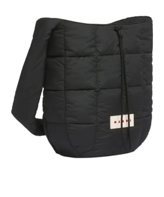 Marni Quilted Drawstring Shoulder Bag