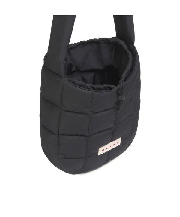 Marni Quilted Drawstring Shoulder Bag