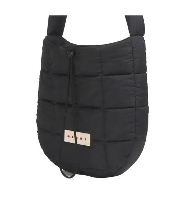 Marni Quilted Drawstring Shoulder Bag