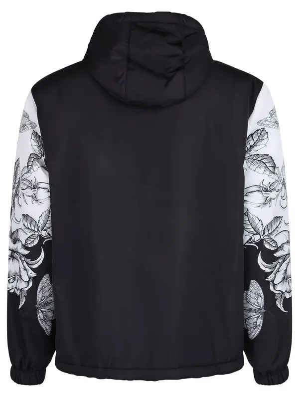Valentino Garavani Dark Blooming Printed Windbreaker