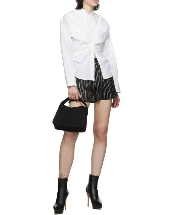 Alexander Wang Ryan Small Knitted Top Handle Bag