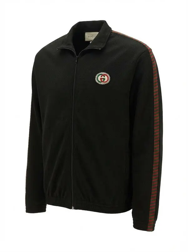 Gucci Oversized Mesh Logo Jacket