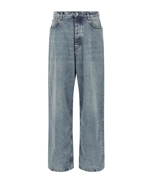Balenciaga Baggy Denim Jeans - Light Blue