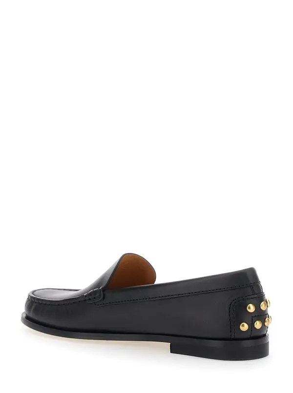 TOD'S Logo Embossed Gathered Loafers