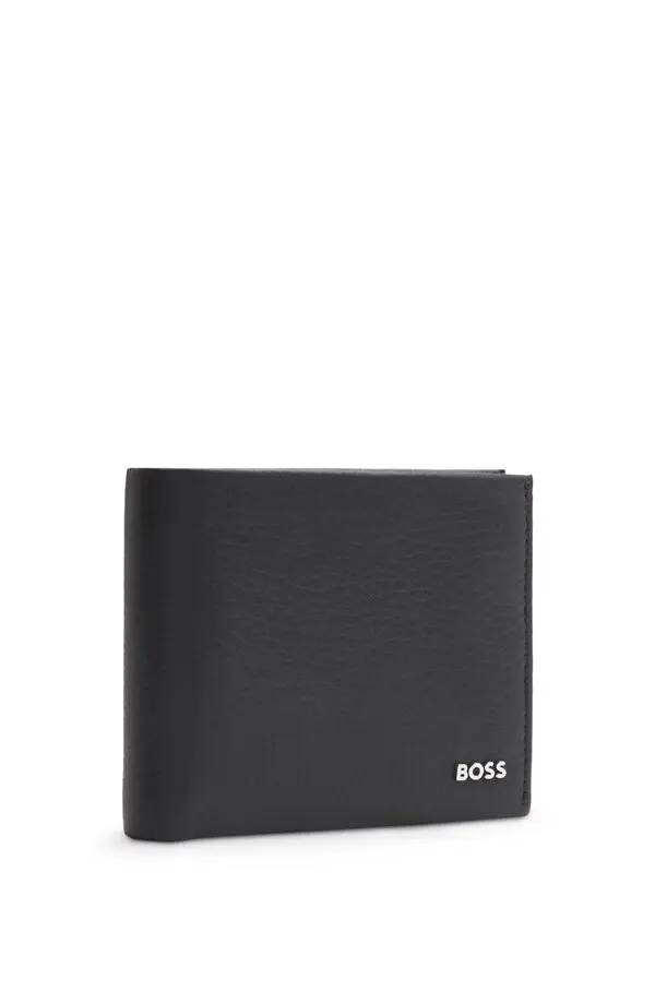 Hugo Boss Logo Lettering Card Holder - Black