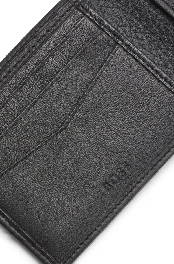 Hugo Boss Logo Lettering Card Holder - Black