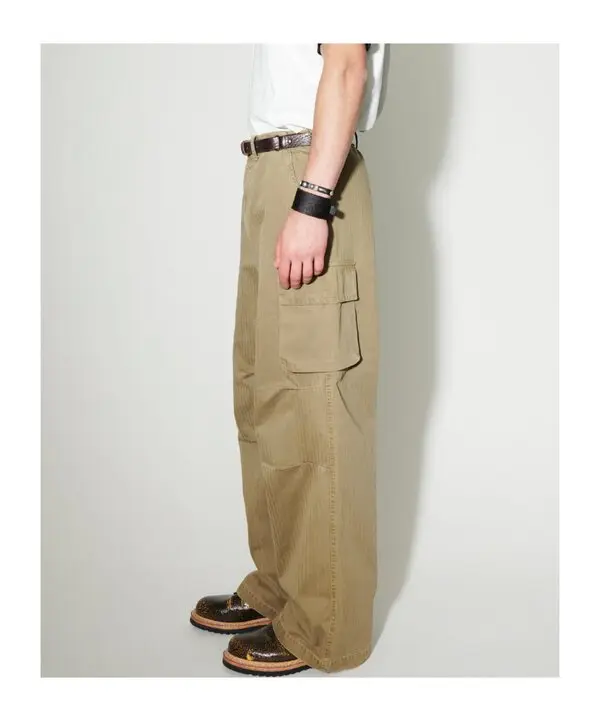 Our Legacy Mount Cargo Wide-leg Pants - Gray