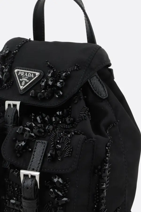 Prada Embellished Backpack