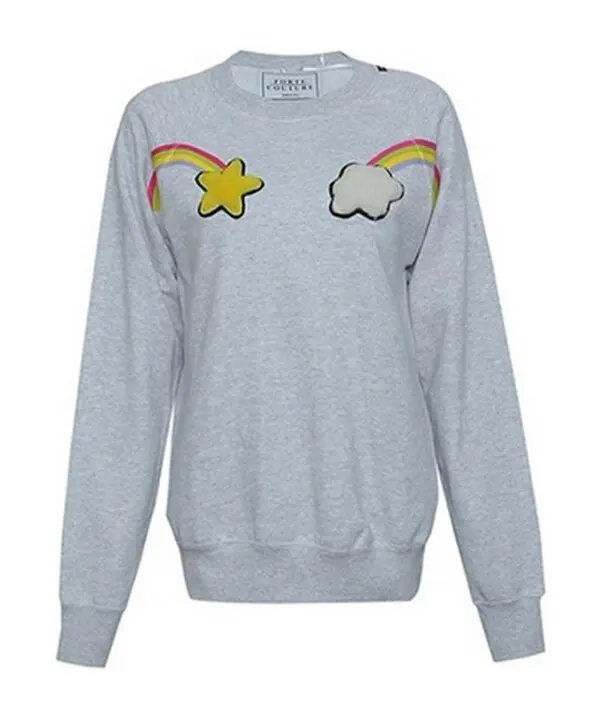 FORTE COUTURE Round-neck Printed Sweater