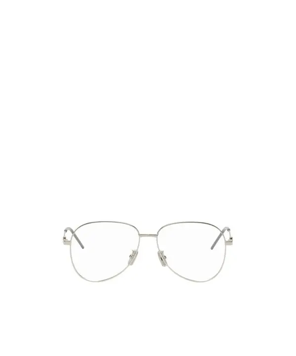 Givenchy Round Frame Eyeglasses - Silver