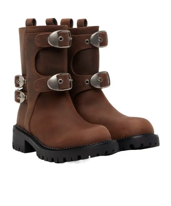 Marc Jacobs Buckle Ankle Boots - Black