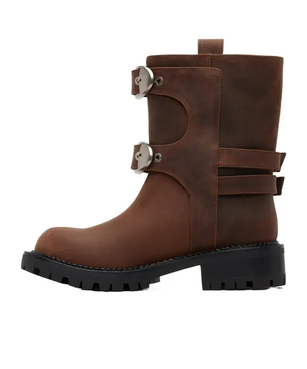 Marc Jacobs Buckle Ankle Boots - Black