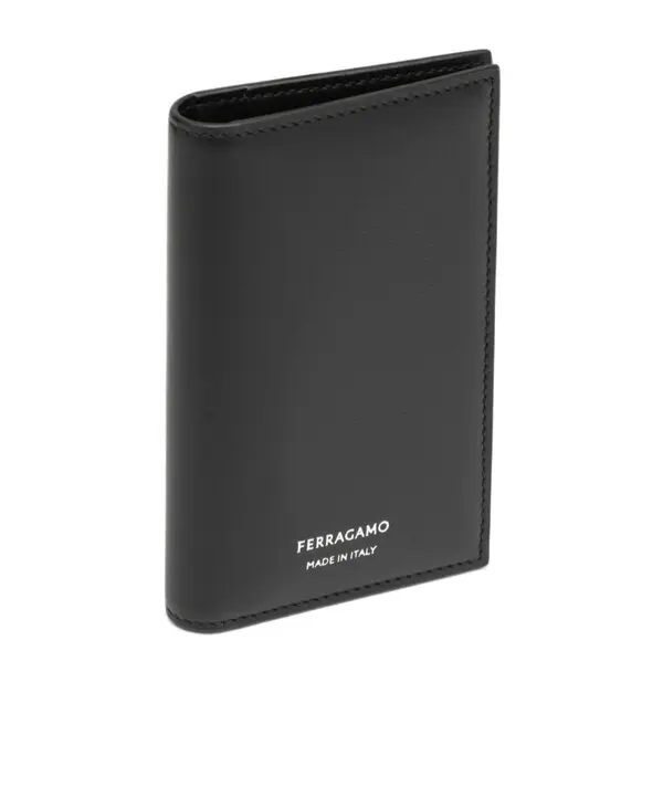 FERRAGAMO Logo Card Bag - Black