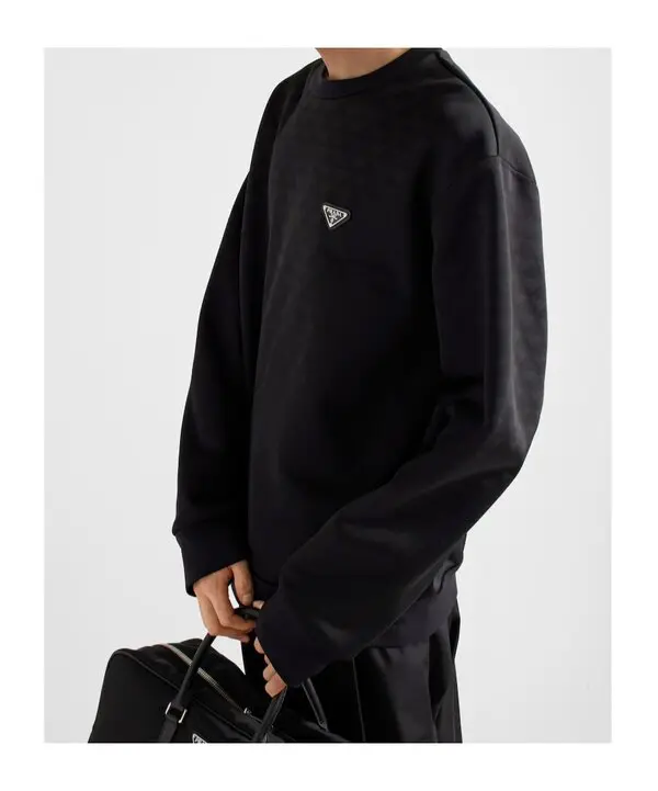 Prada Technical Fabric Sweatshirt