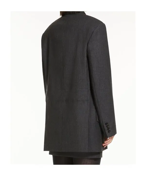 Max Mara Latino Double-breasted Jacket - Dark Gray