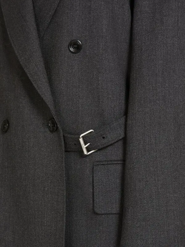 Max Mara Latino Double-breasted Jacket - Dark Gray