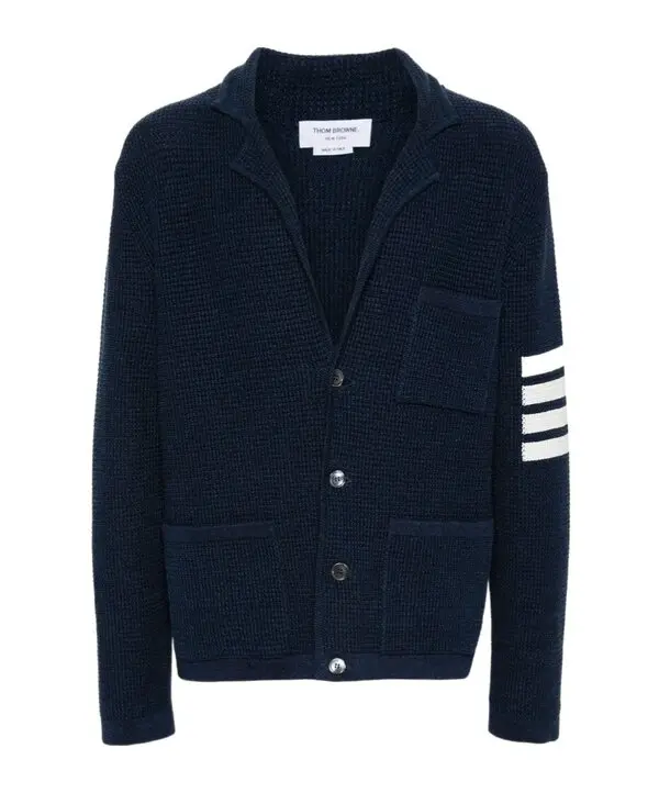 Thom Browne 4-bar V-neck Cardigan