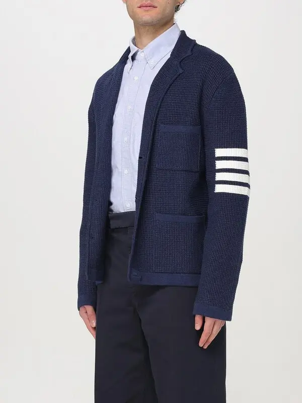 Thom Browne 4-bar V-neck Cardigan