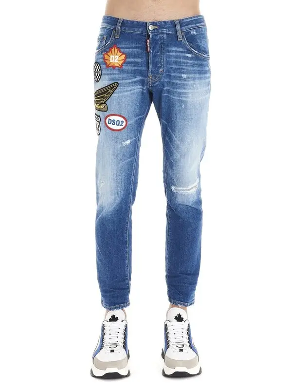 Dsquared2 Logo Label Jeans
