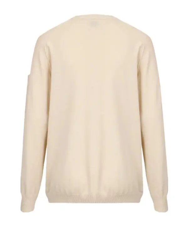 C.P. COMPANY Crewneck Lens Jumper - Beige