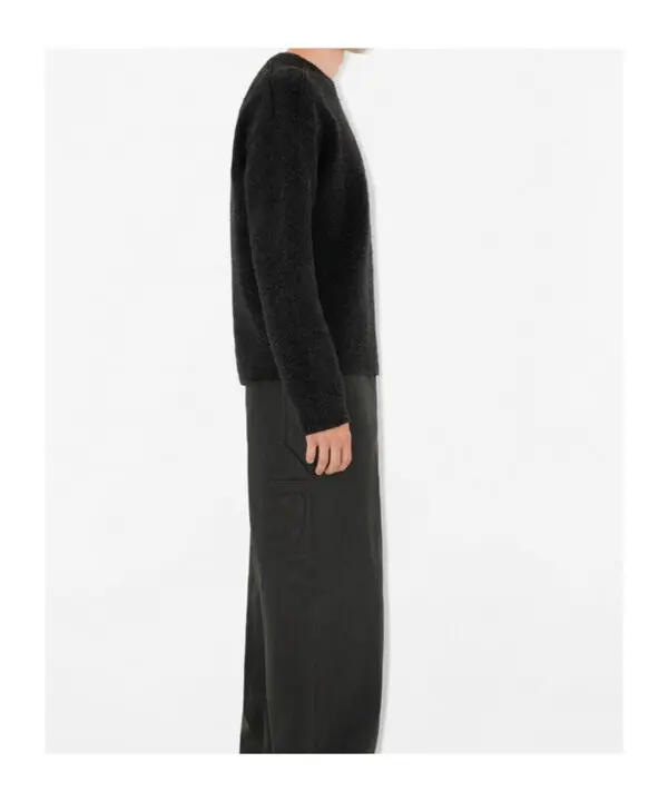 Burberry Logo Plaque Knitted Jumper - Raven