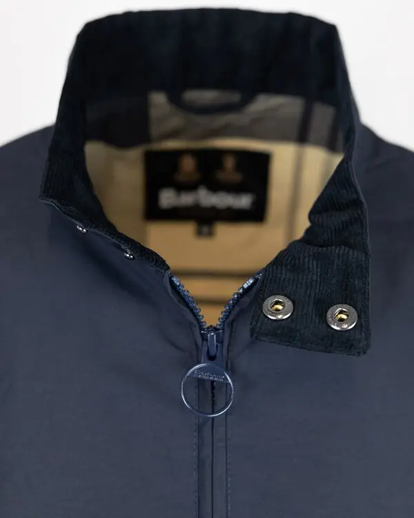 Barbour Zip-up Bomber Jacket - Blue