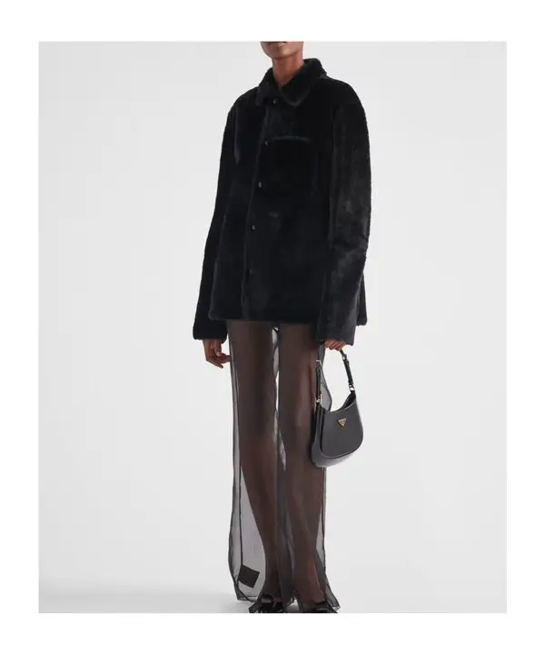 Prada Shearling Blouson Jacket