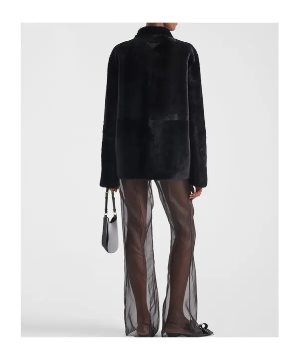 Prada Shearling Blouson Jacket