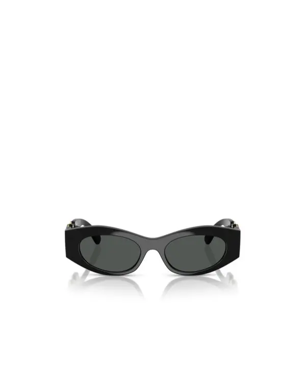 Versace Medusa Head-plaque Sunglasses - Black