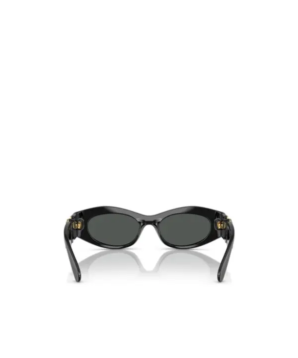 Versace Medusa Head-plaque Sunglasses - Black