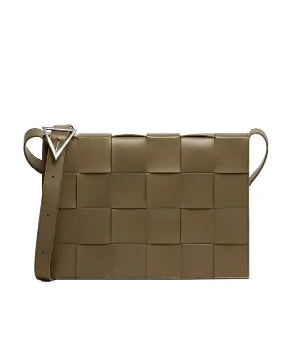 Bottega Veneta Maxi Cassette Woven Bag - Clay