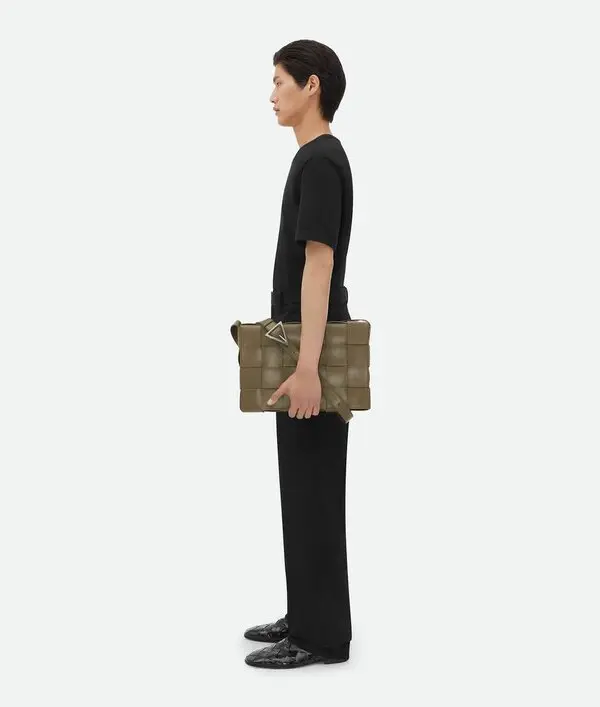 Bottega Veneta Maxi Cassette Woven Bag - Clay