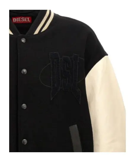 DIESEL® L-nyman Panelled Bomber Jacket