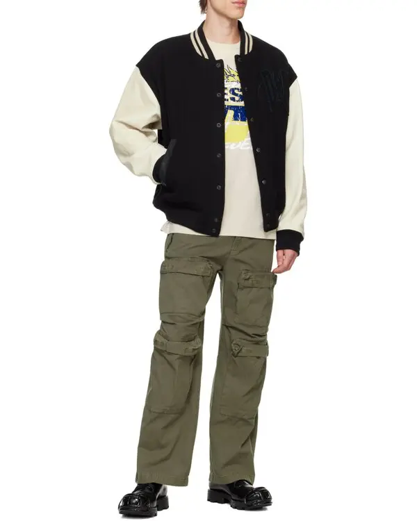 DIESEL® L-nyman Panelled Bomber Jacket