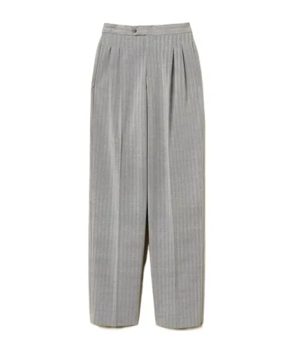 TWINSET Pinstriped Pleated Trousers