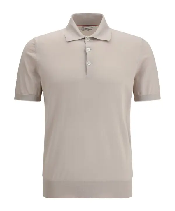 Brunello Cucinelli Short-sleeved Polo Shirt - No