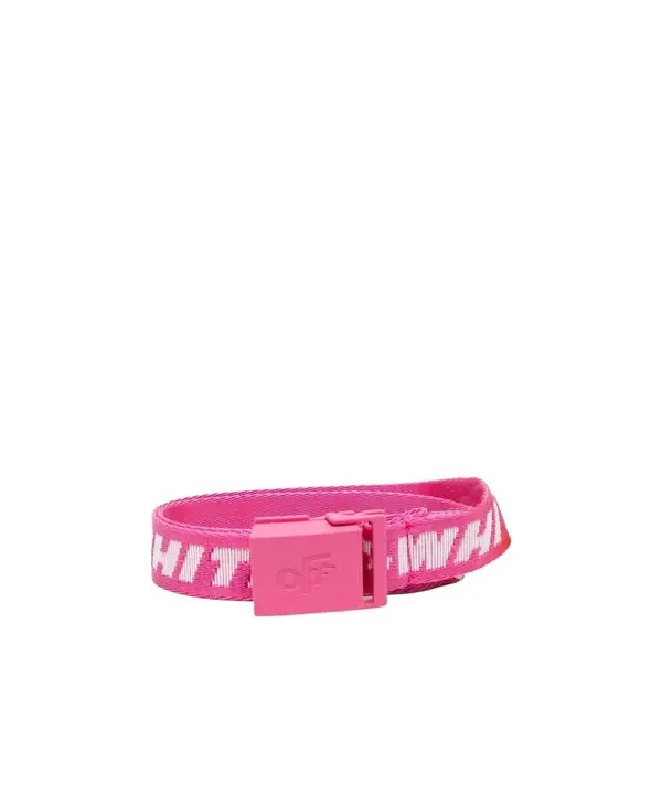 Off-White Logo-print Adjustable Belt - Pink