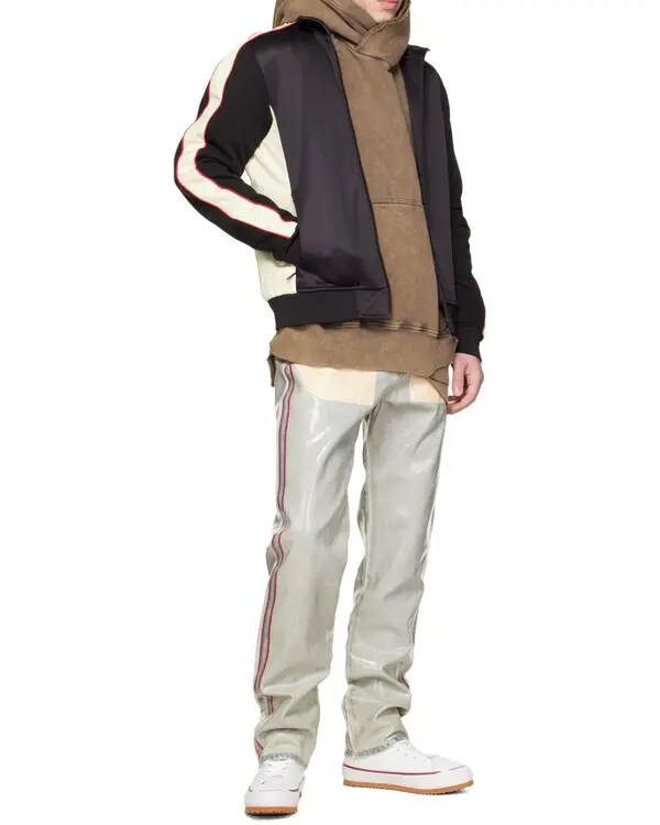 DIESEL® Contrast Panel Straight-leg Jeans