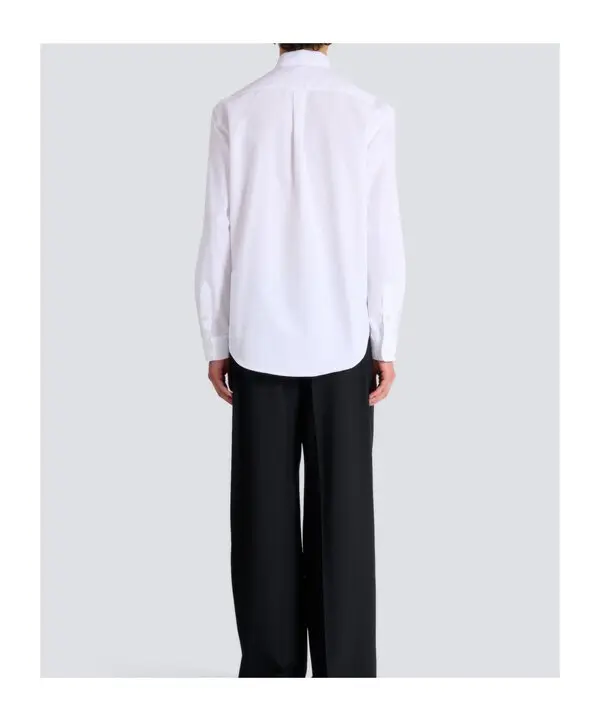 Balmain Cotton Poplin Shirt - White