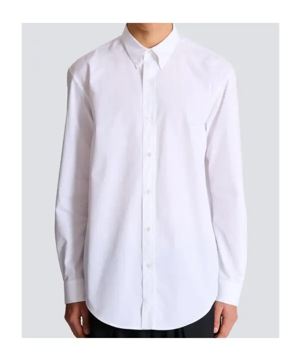 Balmain Cotton Poplin Shirt - White