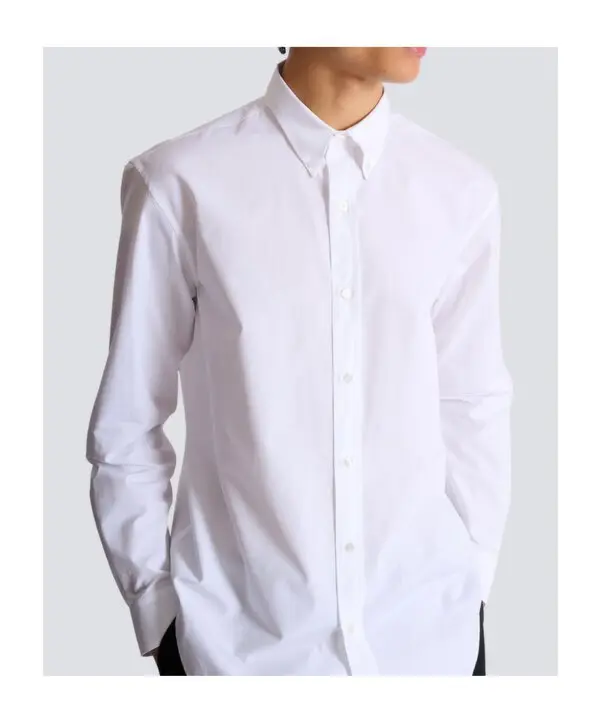 Balmain Cotton Poplin Shirt - White