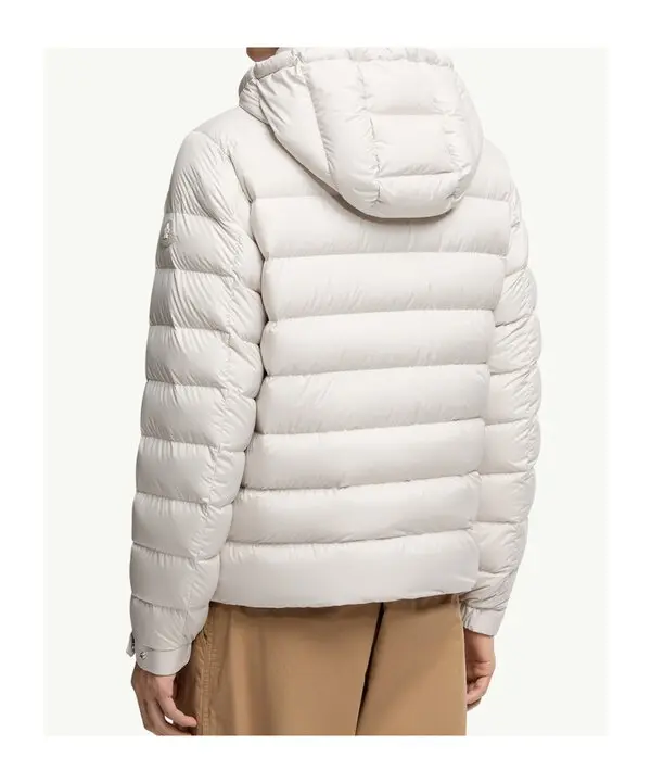 Moncler Arneb Hooded Short Padded Down Jacket - White