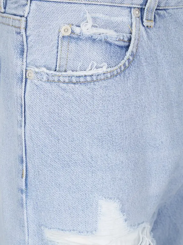 HAIKURE Straight-leg Jeans With Logo Patch - Blue
