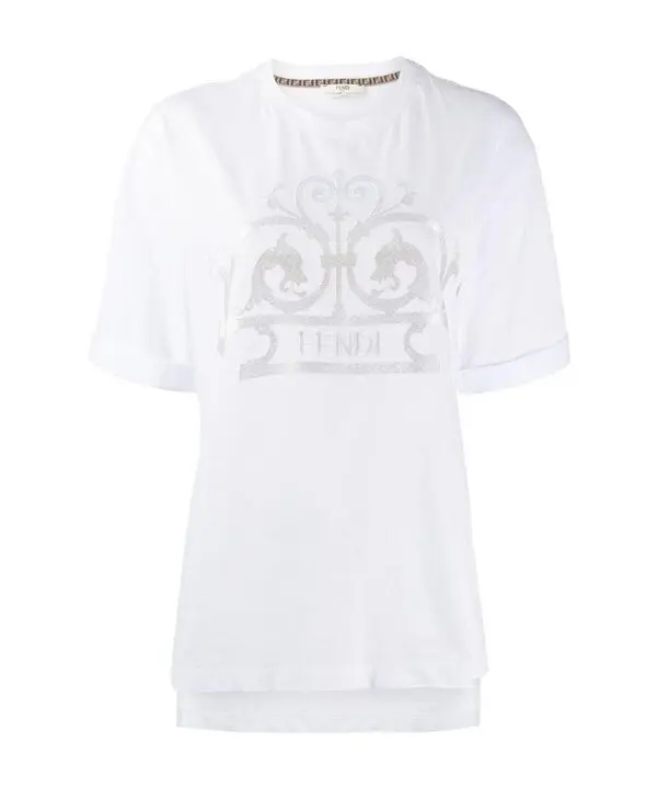 Fendi Gate Logo T-shirt - White