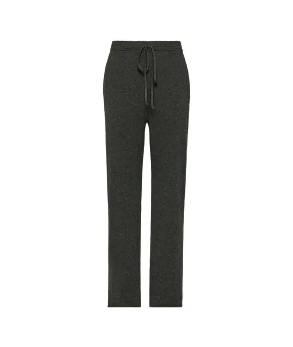 MAISON MARGIELA Cashmere Knit Trousers - Dark Grey