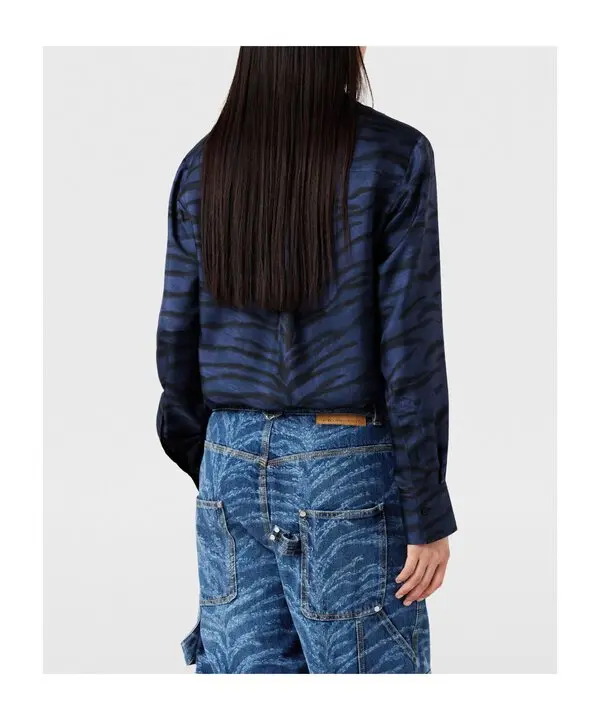 Stella McCartney Animal Print Button-up Shirt