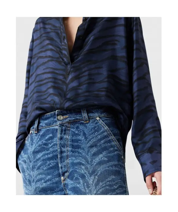 Stella McCartney Animal Print Button-up Shirt