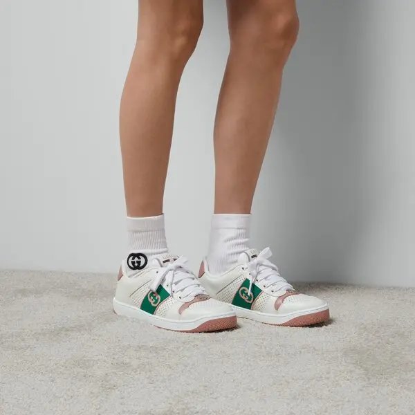 Gucci Screener Low-top Sneakers - White
