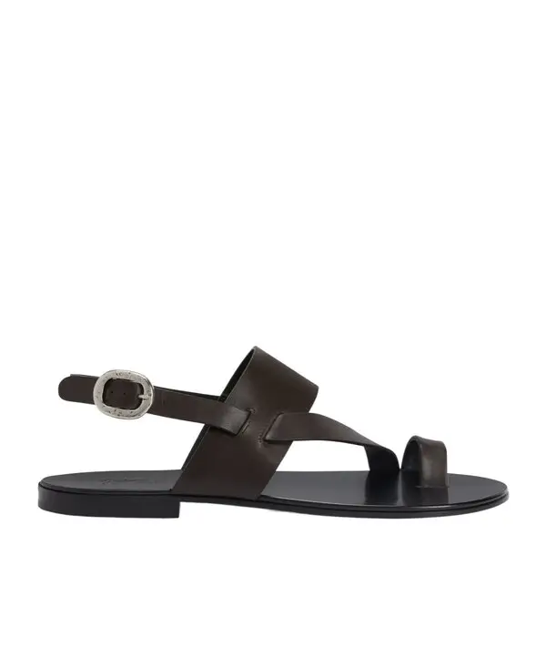 GIUSEPPE ZANOTTI Hezra Thong Sandals - Brown
