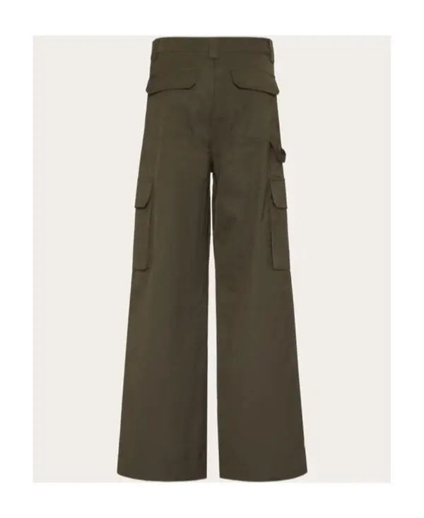 Valentino Garavani Button Detailed Straight Leg Pants